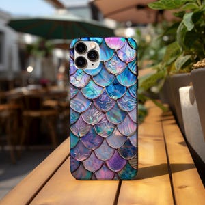 Holographic Mermaid Scales Phone Case | Iphone, Galaxy, Pixel Models ...