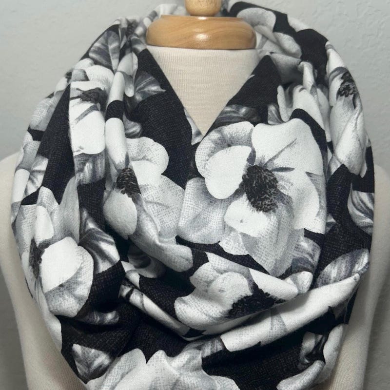 Floral Scarf - Etsy