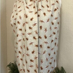 Gingerbread Scarf Infinity Holiday Scarf Gift for Her Christmas Gift ...