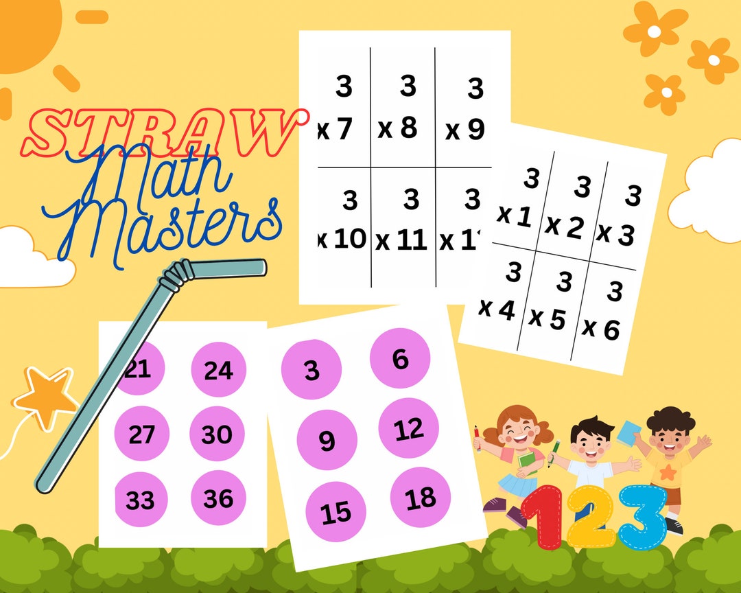Multiplication Memorization Game - 3 - Etsy