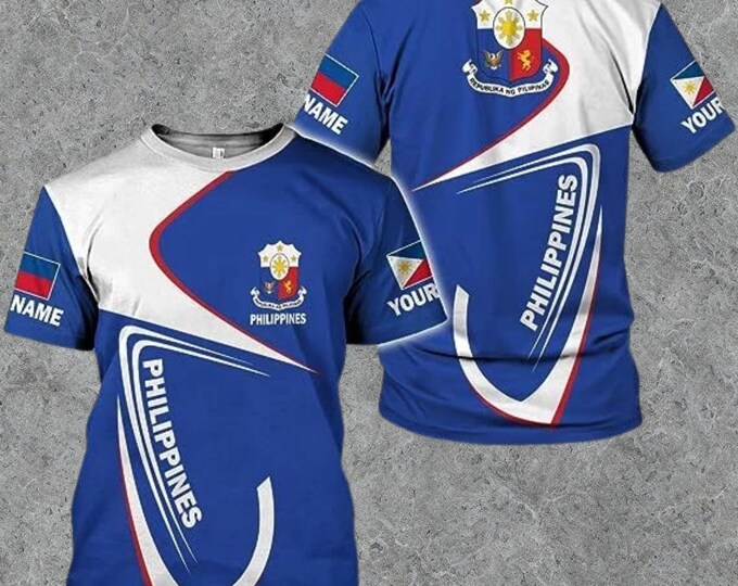 Philippines Filipina Jersey Shirt | Filipino Woman on Bun and ...