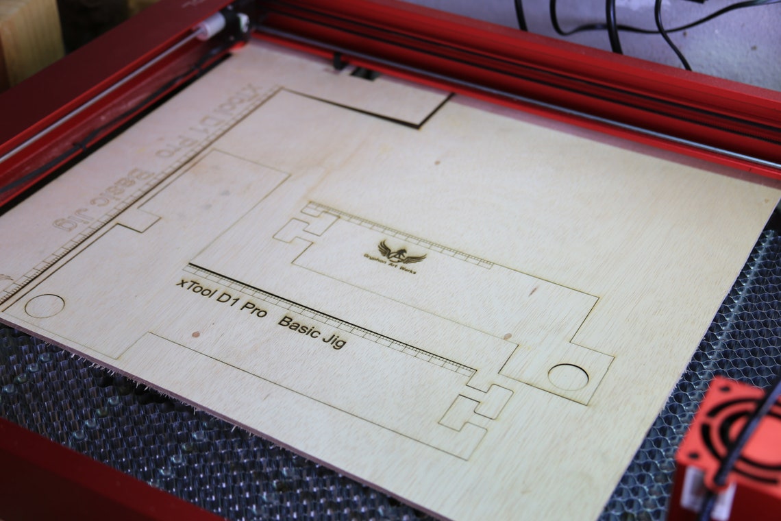 Laser Engraver Squaring Jig File Bundle for Xtool D1 Pro, 1 Piece and 2 ...