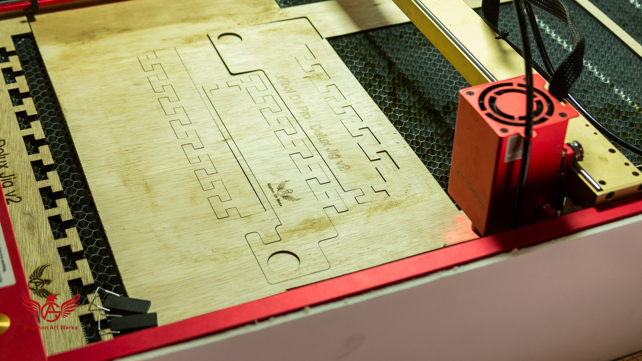 Interlocking Xtool Laser Engraver Jig File Bundle - Xtool D1 Pro, 1 & 2 ...