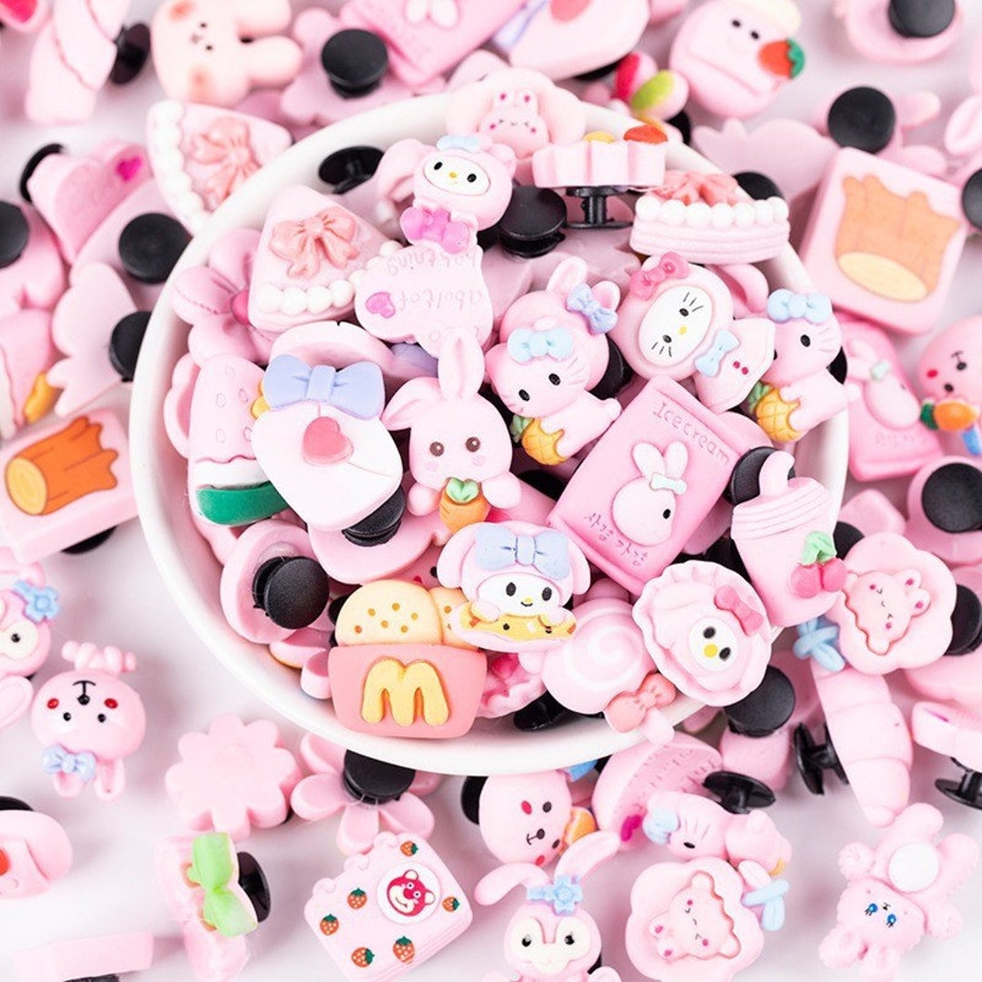 Cartoon Fun With Crocs: Cute Mixed Color Assortment Set Accessories - Etsy