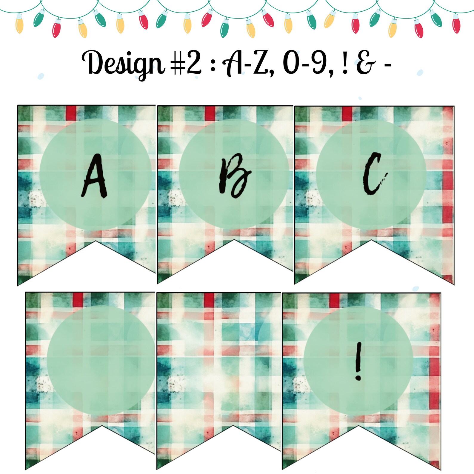 Printable Christmas Elf Banner, Digital Download, A-Z Lettering, DIY ...