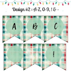 Printable Christmas Elf Banner, Digital Download, A-Z Lettering, DIY ...