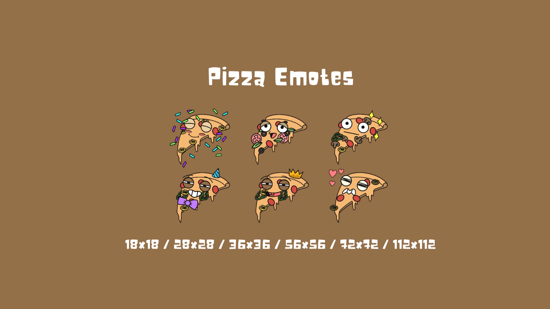 Pizza Twitch and Discord Emotes L Twitch Emotes L Discord Emotes L ...