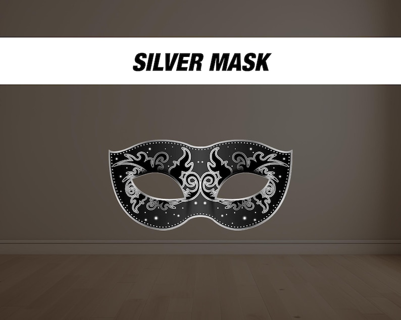 Masquerade Gold Silver, Mask Cutout, Masquerade Prop, Mardi Gras, Mardi ...