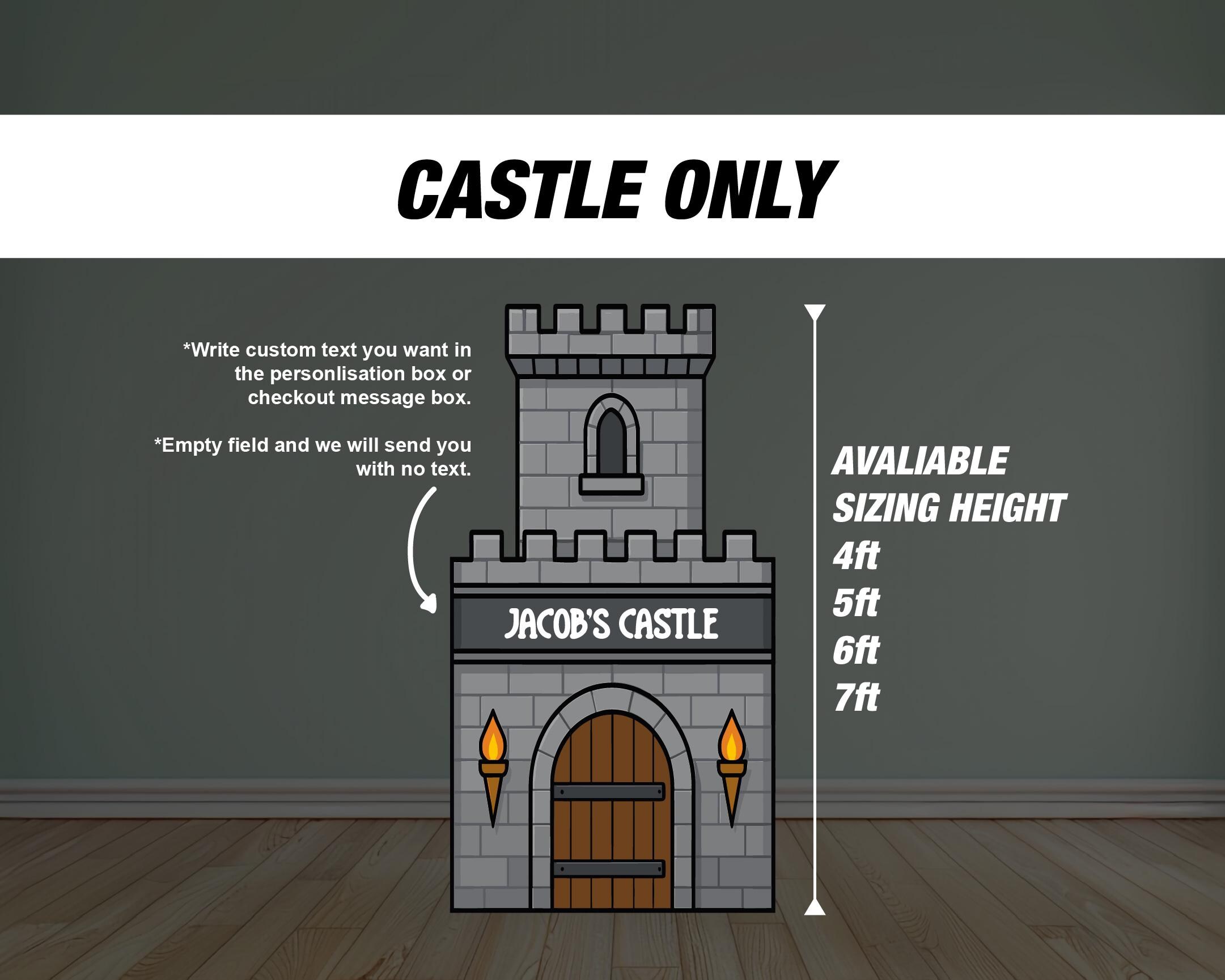 Castle Cutout Knight Castle Backdrop, Little Knight Backdrop Knight ...
