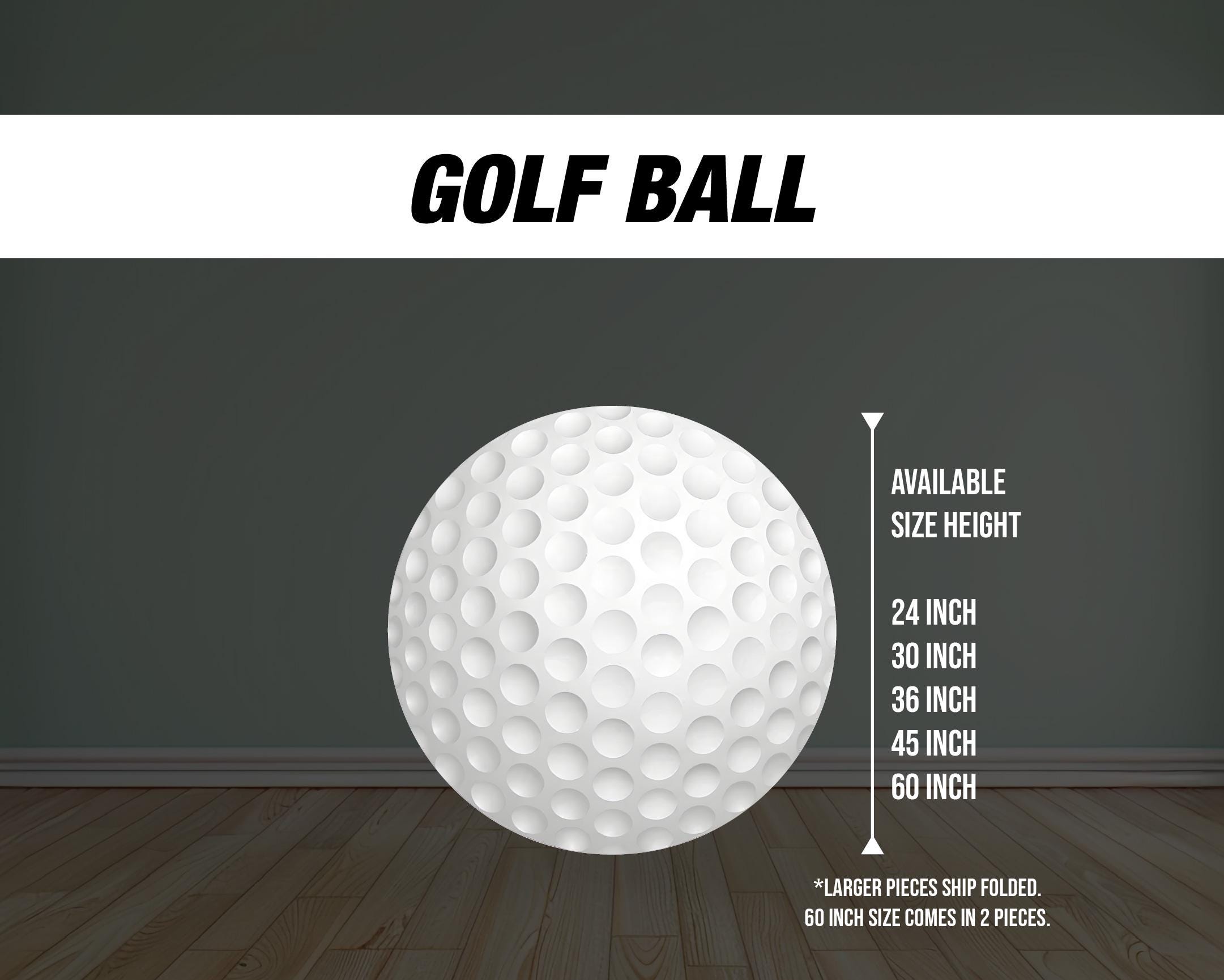Big Golf Ball Prop Golf Themed Panel Backdrop With Stands, Golf Props ...