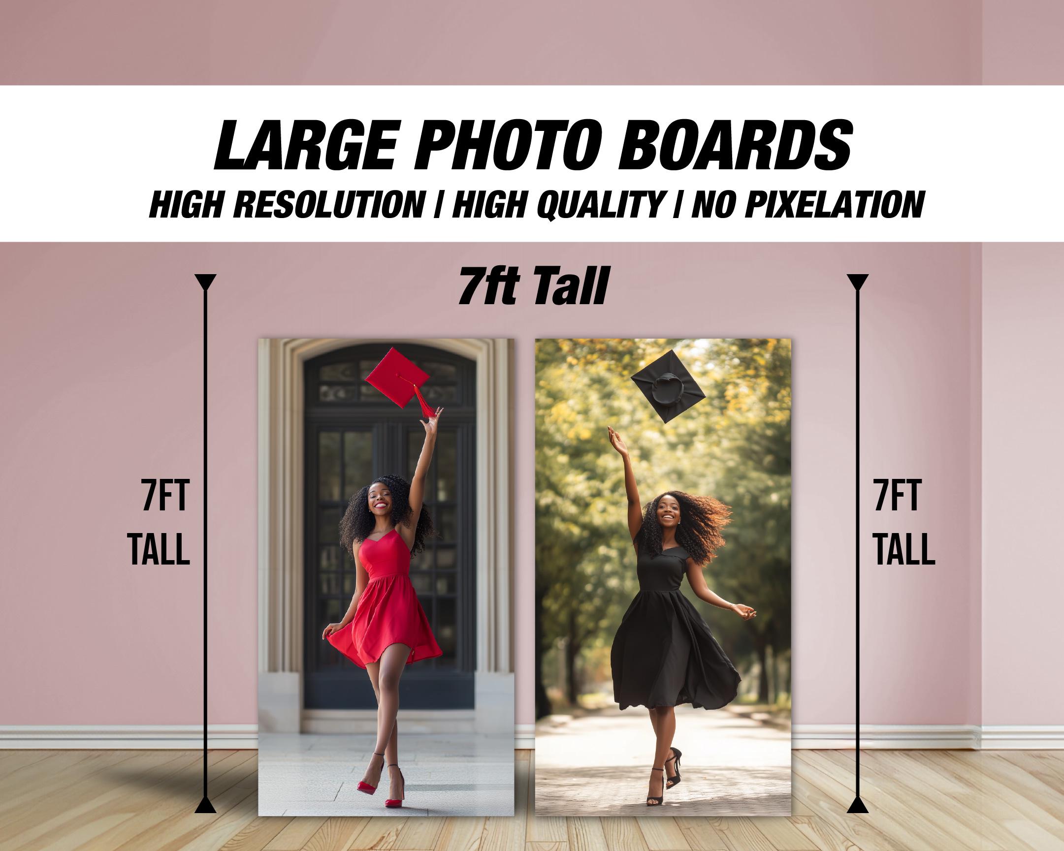 BIG Photo Board Backdrop, Custom Back Drop Class of 2025 Grad Backdrop ...