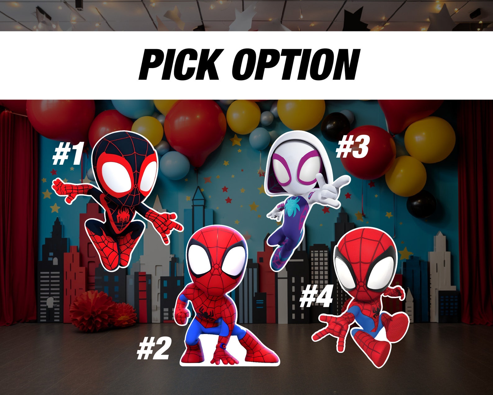 BIG Spidey Cutouts Spidey and Friends Decorations Cutouts - Etsy Canada