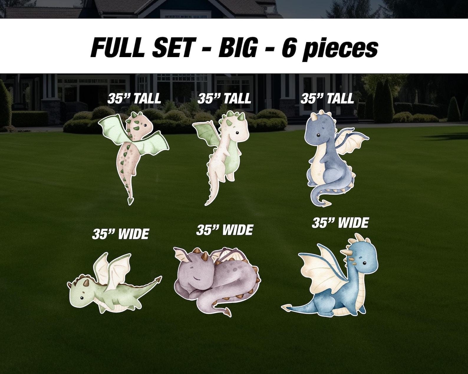 Dragon Cutouts Dragon Themed Baby Shower Backdrop, a Little Dragon is ...
