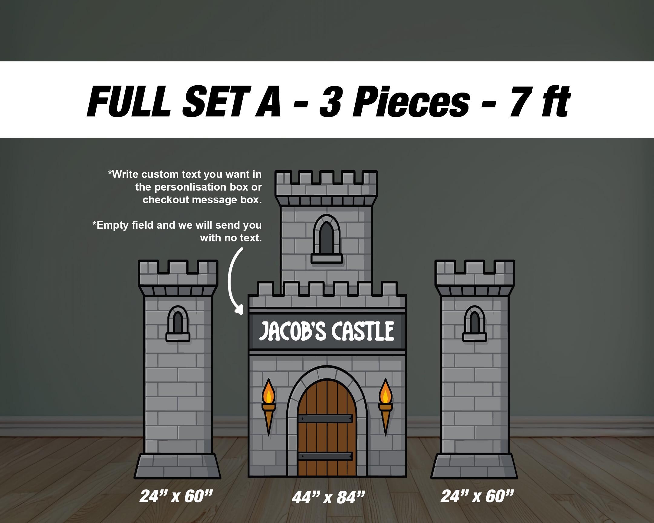 Castle Cutout Knight Castle Backdrop, Little Knight Backdrop Knight ...