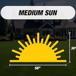 Sun Cutout, Large Sun Decor, Here Comes the Son Sun Sign, Babyshower ...