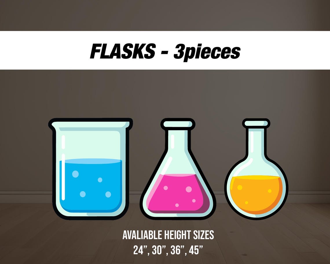 Science Lab Party Backdrop Props Mad Scientist Party Decorations STEM ...