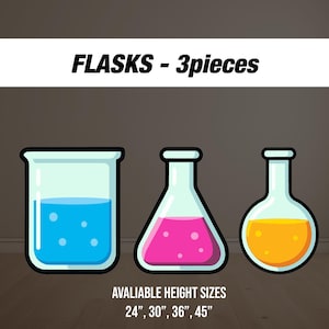 Science Lab Party Backdrop Props Mad Scientist Party Decorations STEM ...