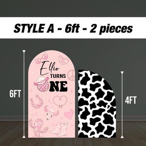 First Rodeo Backdrop With Stands. Pink Rodeo, Cowgirl Birthday Party ...