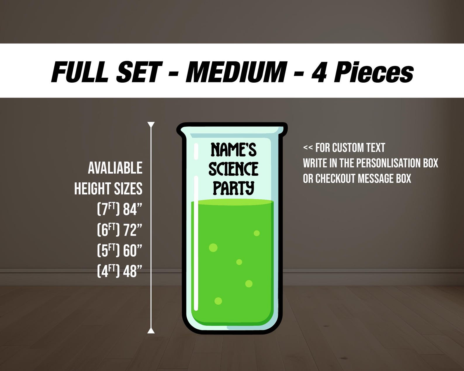 Science Lab Party Backdrop Props Mad Scientist Party Decorations STEM ...
