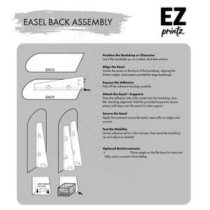 Backdrop Strut Stand | Cardboard Cutout Stand Large Board Backdrop ...