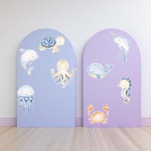 Under the Sea Cutouts Ocean Cutouts Cute Sea Watercolor Cutouts ...
