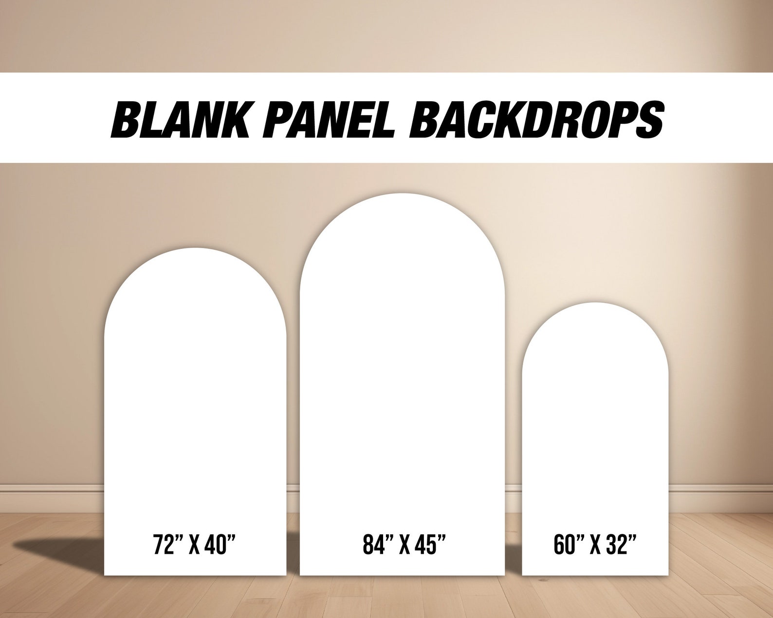Blank Panel Backdrop Pastel Backdrops With Stands, NOT Fabric. 4mm ...
