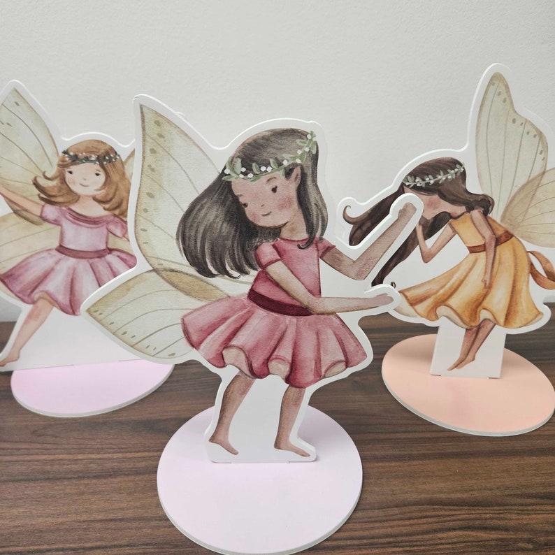 Fairy Cutouts Centerpieces Fairy Standee Fairy Watercolor - Etsy