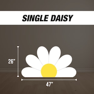Daisy Large Cutouts Groovy Daisy Cutouts Centerpieces Daisy Stands ...