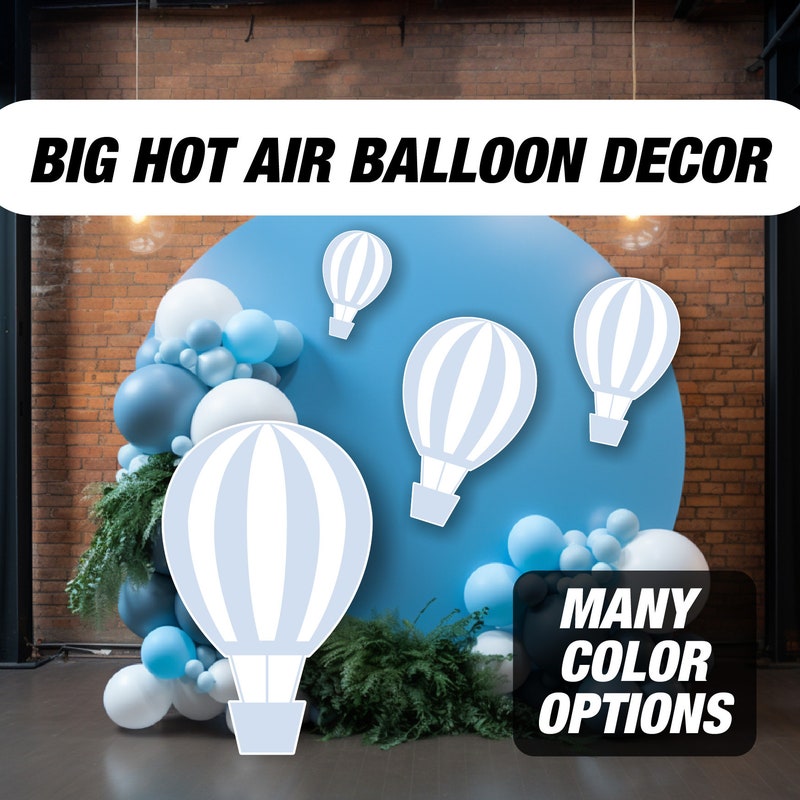 Hot Air Balloon Decor - Etsy