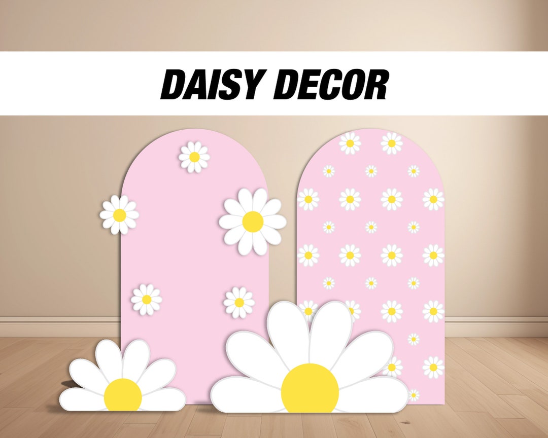 Daisy Large Cutouts Groovy Daisy Cutouts Centerpieces Daisy Stands ...