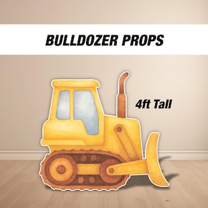 BIG Bulldozer Prop, Bull Dozerprop, Construction Themed, Birthday Party ...