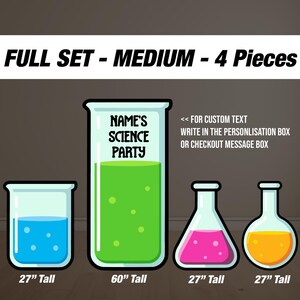 Science Lab Party Backdrop Props Mad Scientist Party Decorations STEM ...