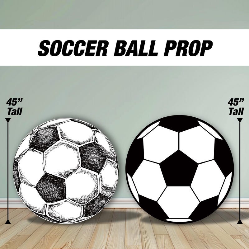 Large Soccer Ball Cutouts - Etsy