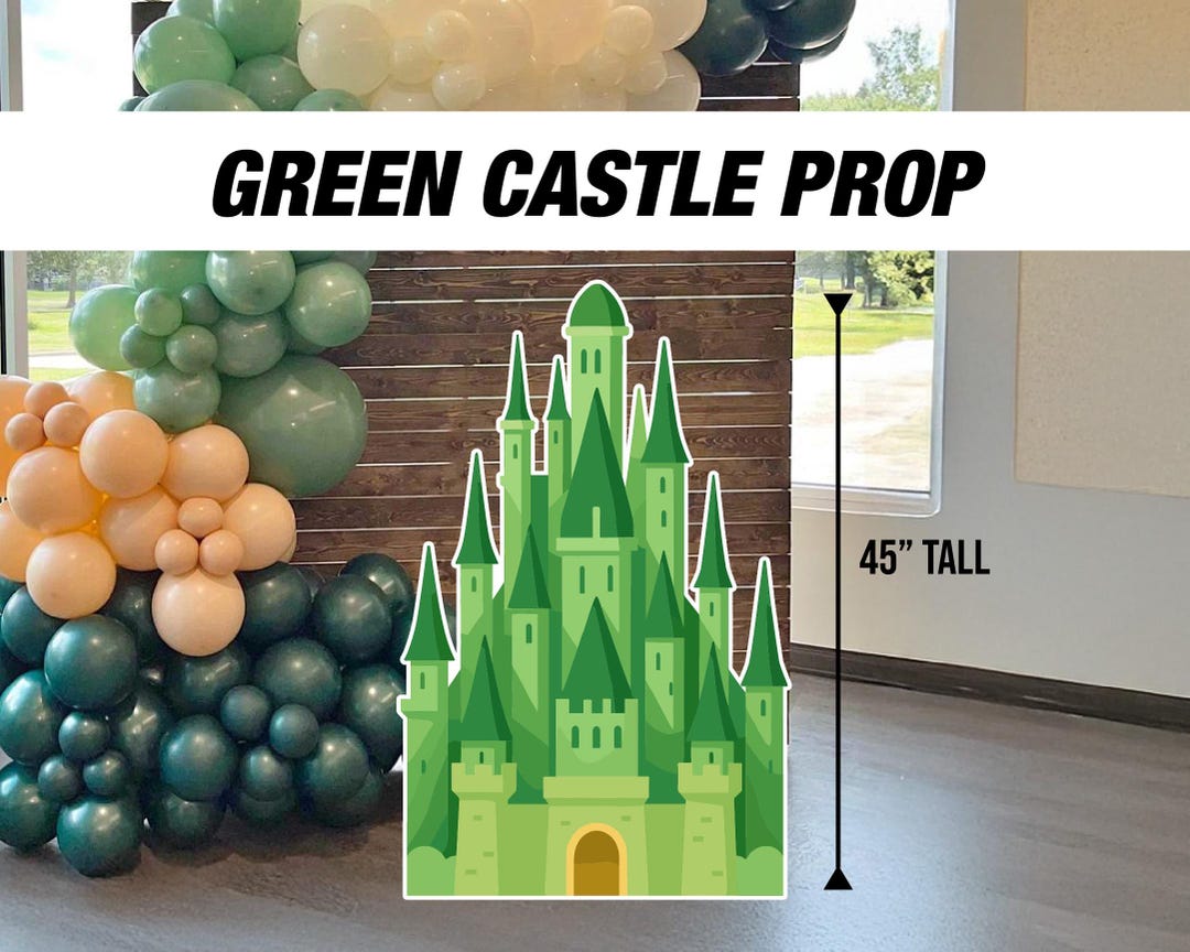 Emerald City Cutout, Castle Prop, Decoration Party Props Centerpieces ...