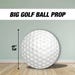 Big Golf Ball Prop Golf Themed Panel Backdrop With Stands, Golf Props ...