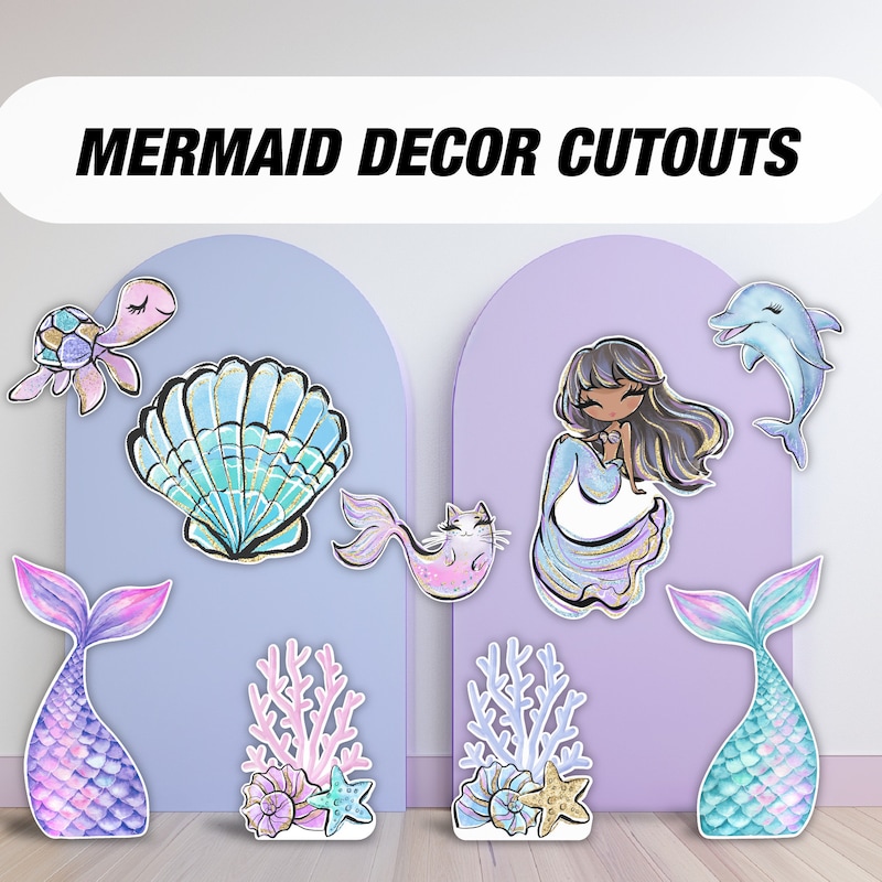 Mermaid Cutout - Etsy