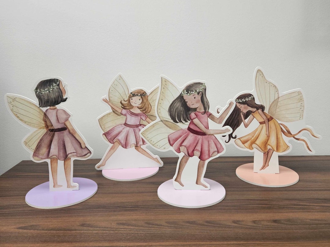 Fairy Cutouts Centerpieces Fairy Standee, Fairy Watercolor Fairy ...