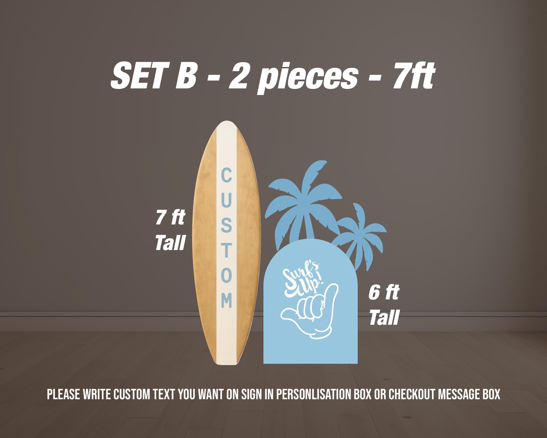 The Big One Surfer Cutout Decor, Props Beach Party Surf Party Themed ...