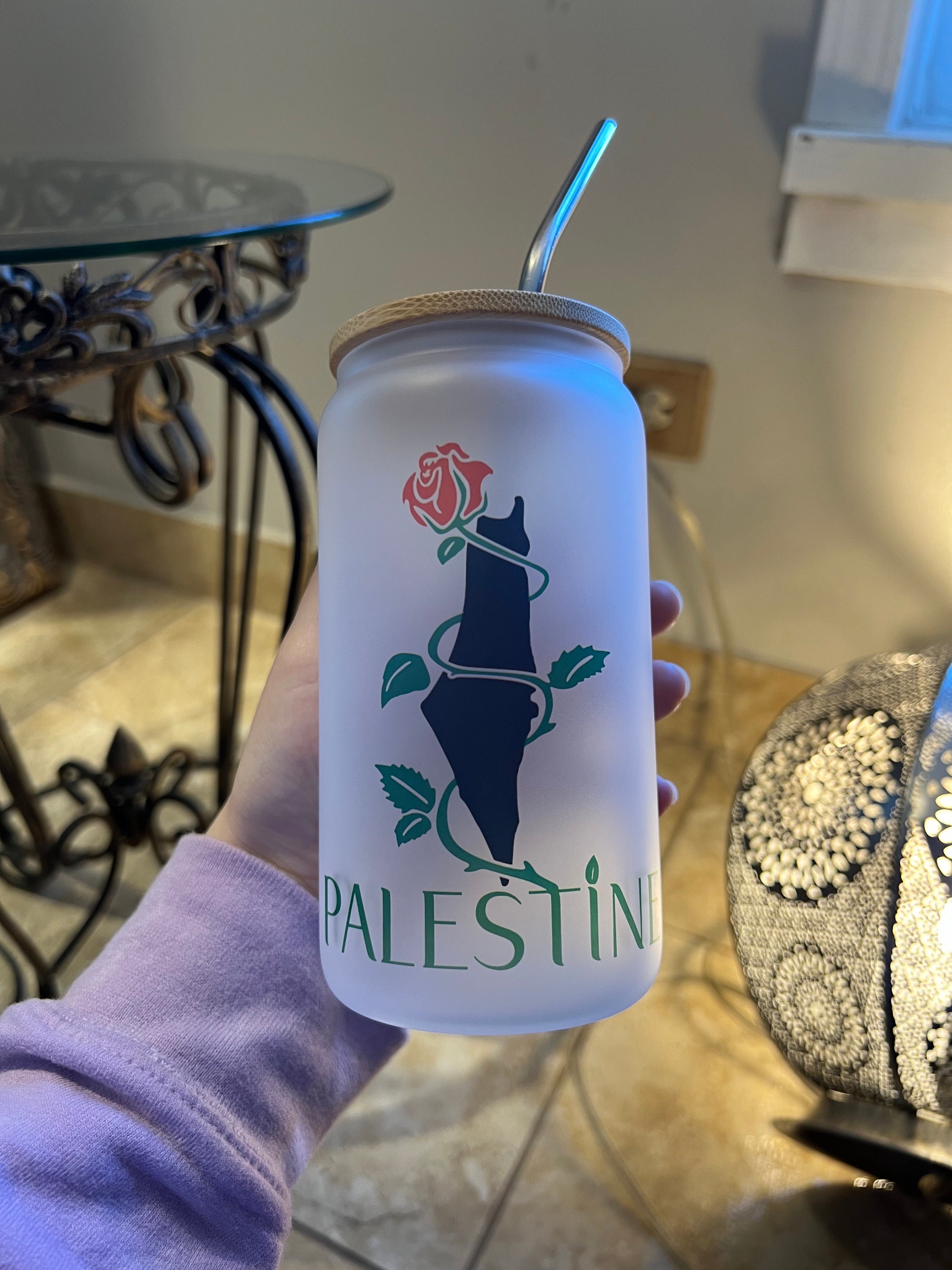 Palestine Mug - Palestine Glass Tumbler - Palestine Tumbler - Palestine ...