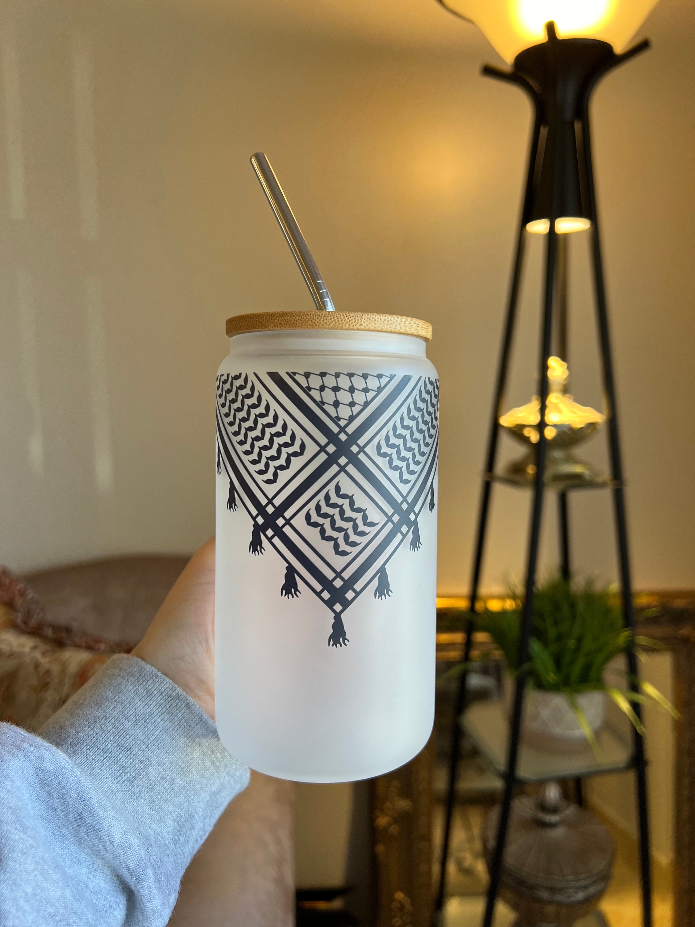 Palestine Mug - Kuffiya Design - Palestine Tumbler - Etsy