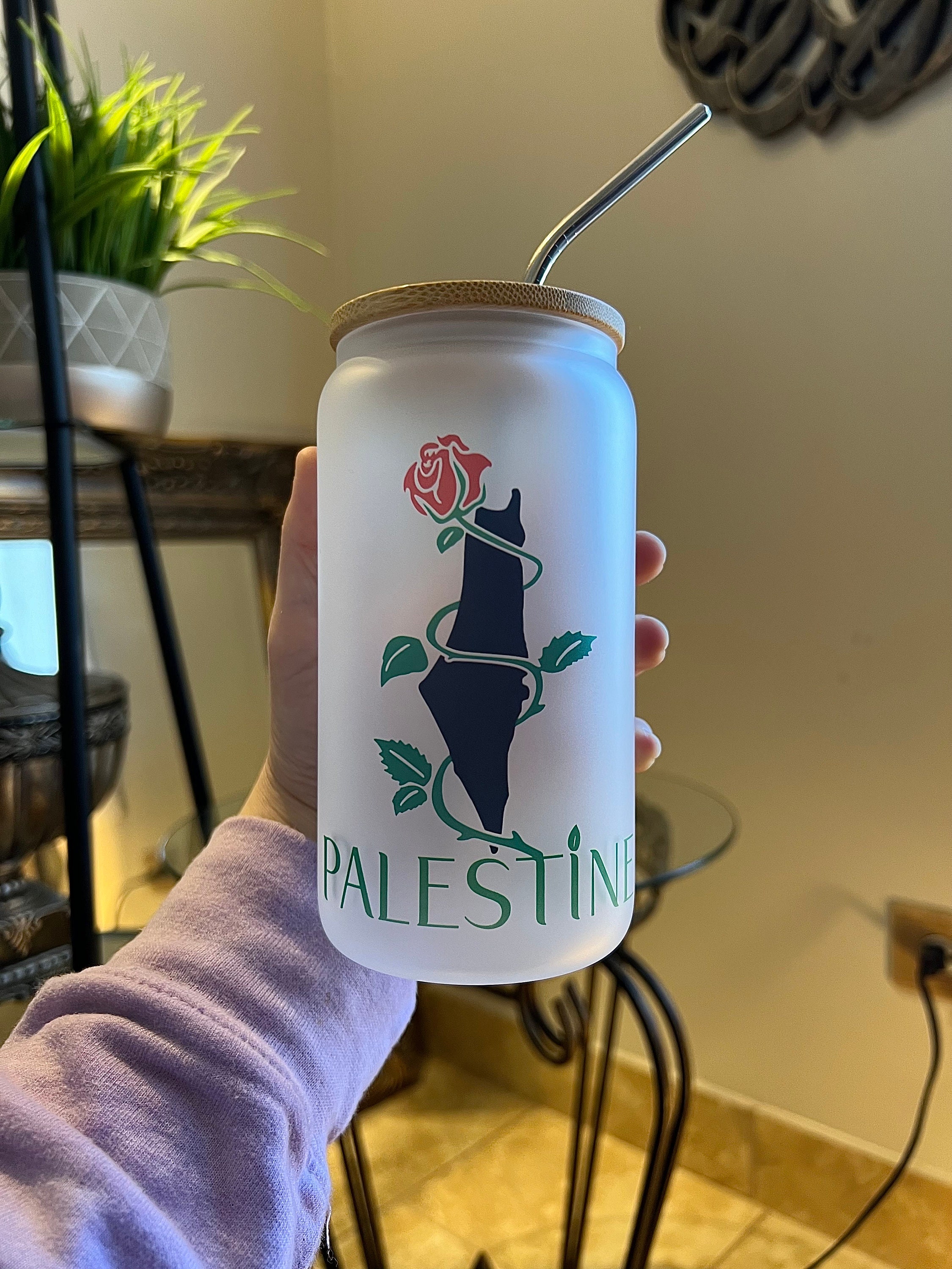 Palestine Mug - Palestine Glass Tumbler - Palestine Tumbler - Palestine ...