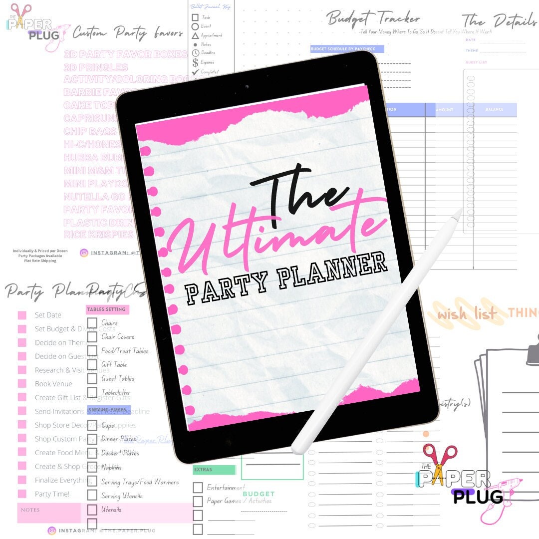DIGITAL - the Ultimate Party Planner Ebook - Etsy
