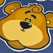 Big Bear Cub Buddy Laminated Vinyl Indoor Sticker - Etsy