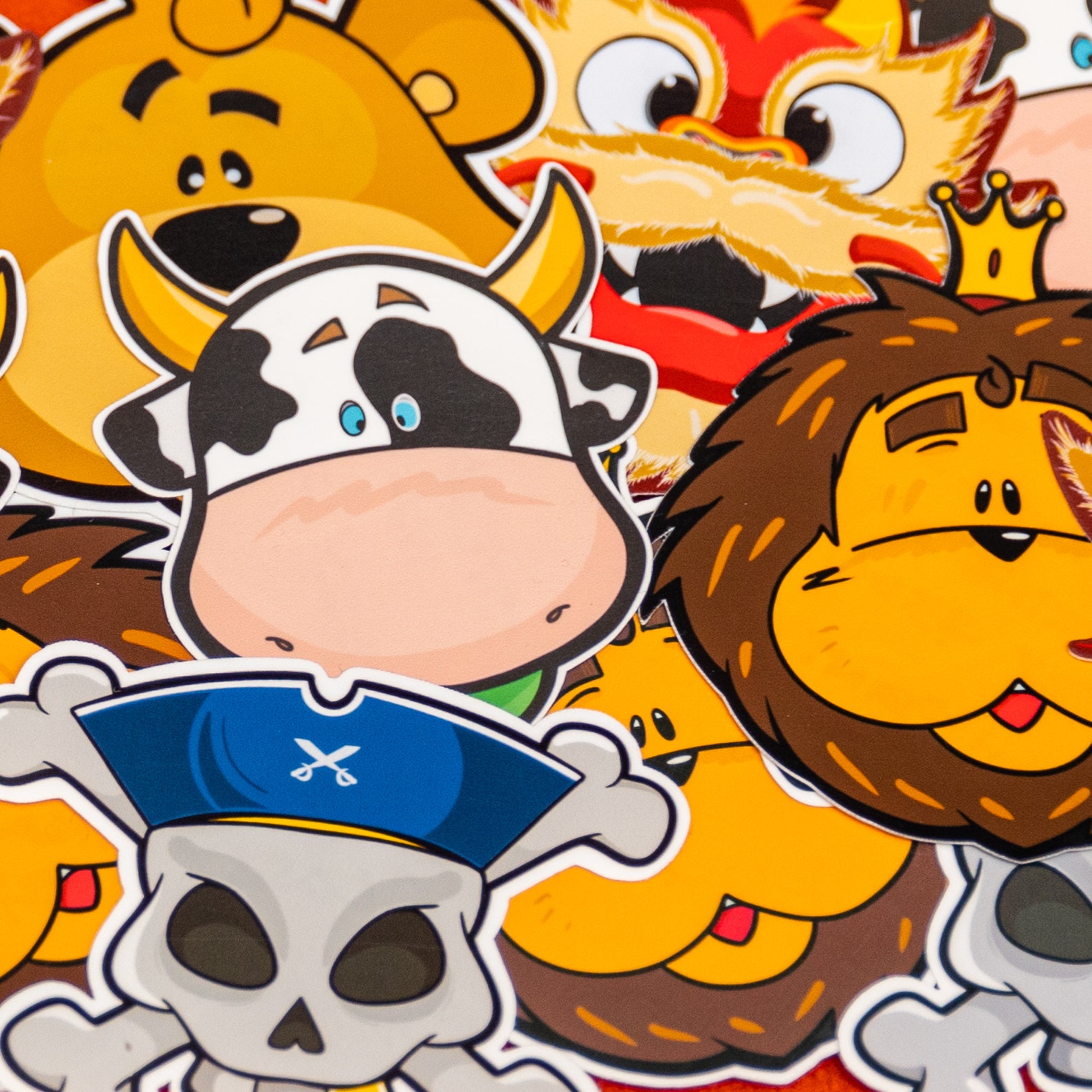 Sticker Bundle Pack All Six Complete Set Indoor Vinyl Sticker Bundle ...