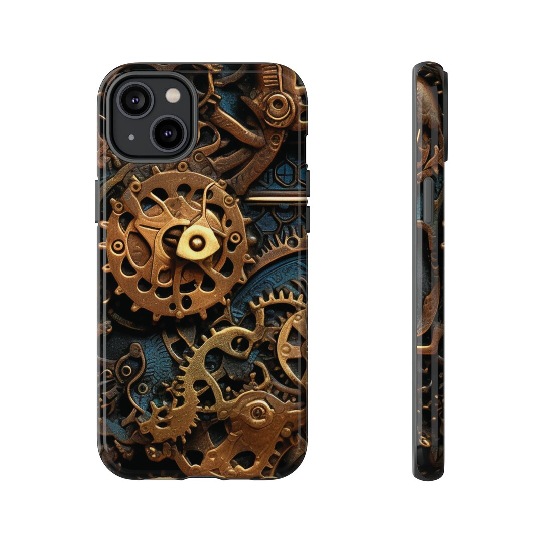 Steampunk Leather Design Tough Cases Apple iPhone Samsung Galaxy Google ...