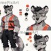 EXCLUSIVE 1x Furry Adopt: Flyn Furry Adoption, Reference Sheet, Fursona - Etsy