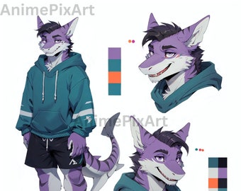 EXCLUSIVE 1x Fursona Adopt Limited Edition: Gregor Furry Adopt ...
