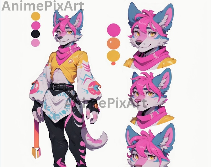 EXCLUSIVE 1x Furry Adopt - Gabe - Furry Adoption, Reference Sheet ...