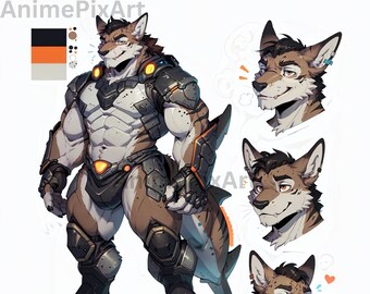 EXCLUSIVE 1x Fursona Adopt Limited Edition: Gregor Furry Adopt ...