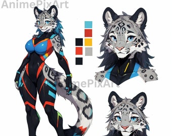 EXCLUSIVE 1x Furry Adopt : Venjax Furry Adopt Reference Sheet Furry ...